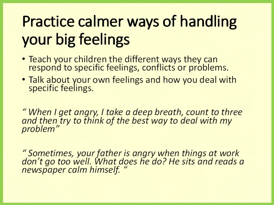 Parent Workshop – Understanding a child’s emotions – Presidency Kids